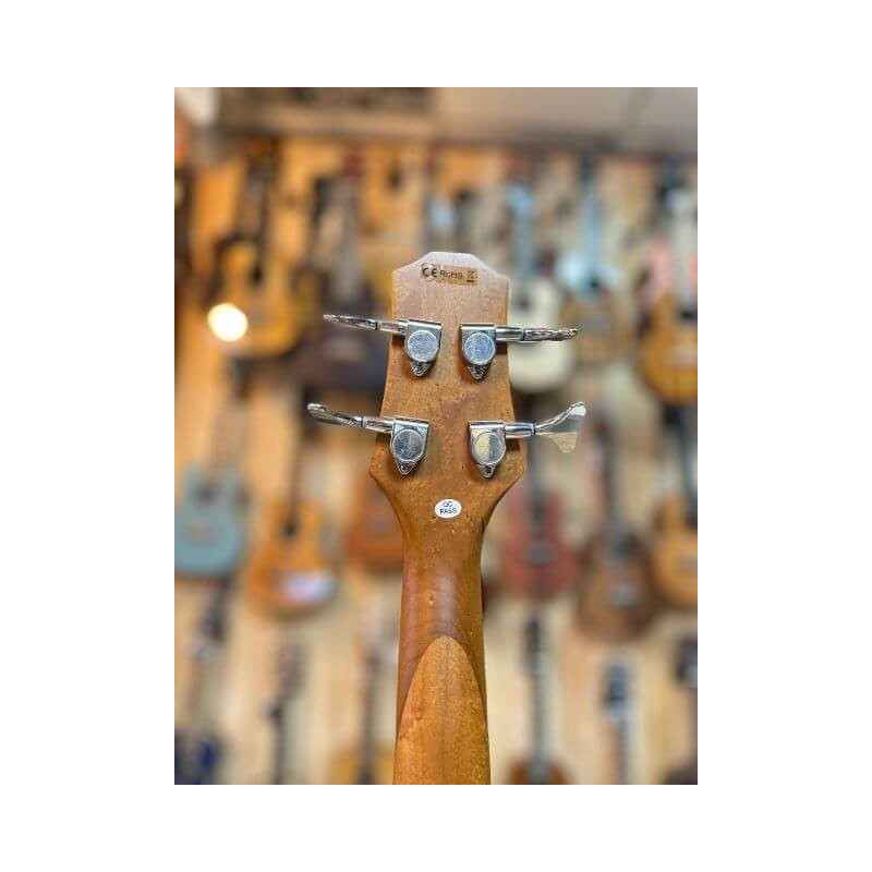 Flight Mini Bass Solid Body Transparent Blue